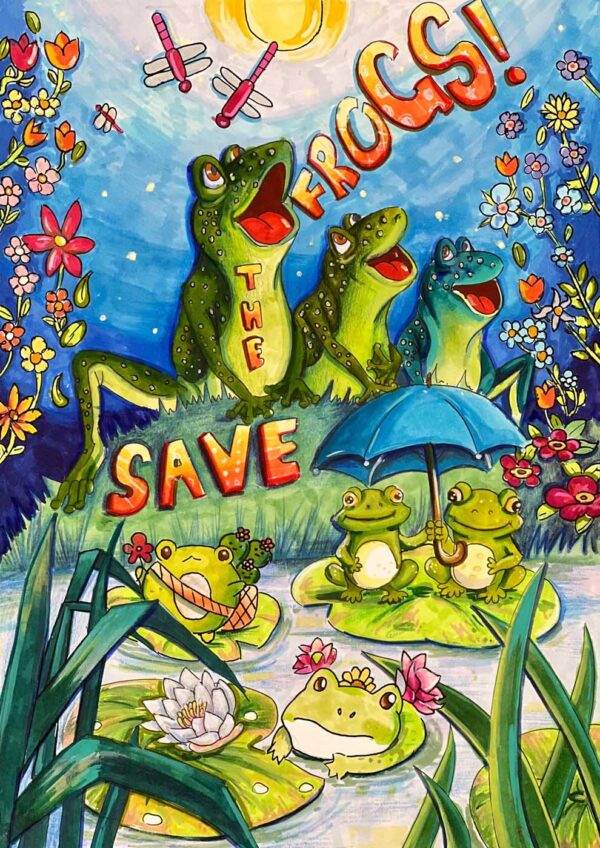 Winners Of The 2024 SAVE THE FROGS! Art Contest