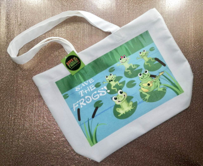 SAVE THE FROGS! Tote Bags - Handmade For Frog Lovers