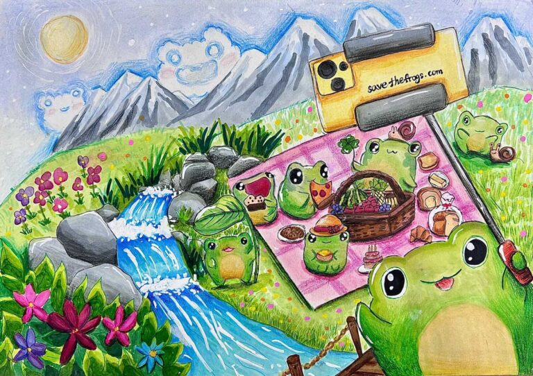 Winners Of The 2025 SAVE THE FROGS! Art Contest