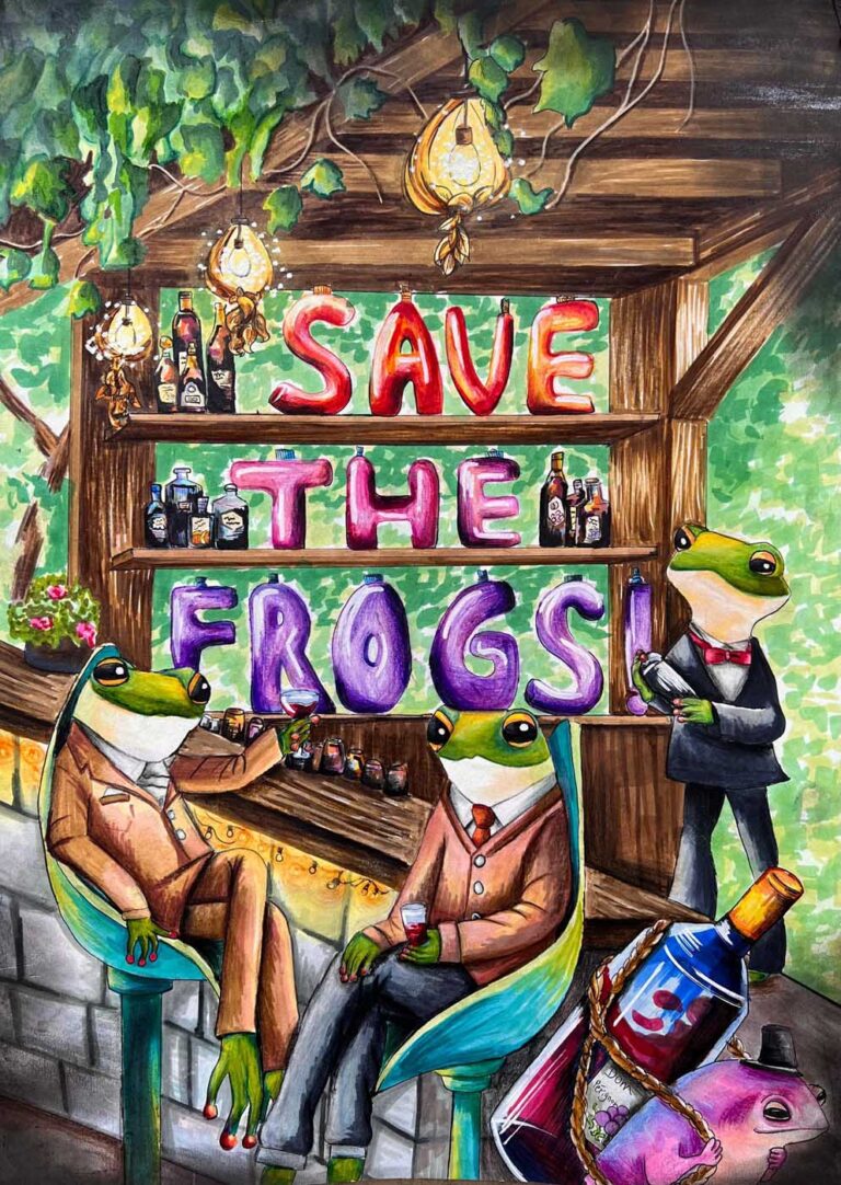 Winners Of The 2025 SAVE THE FROGS! Art Contest